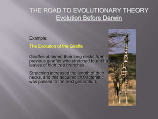 History of evolutionary thought | PPTX