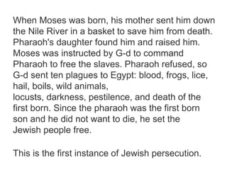 History of Jewish Exiles | PPTX