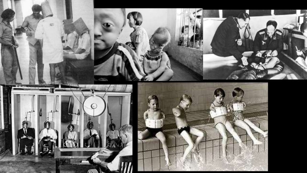 History of experiments in humans and animals