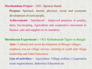 History of ext. edu. | PPT