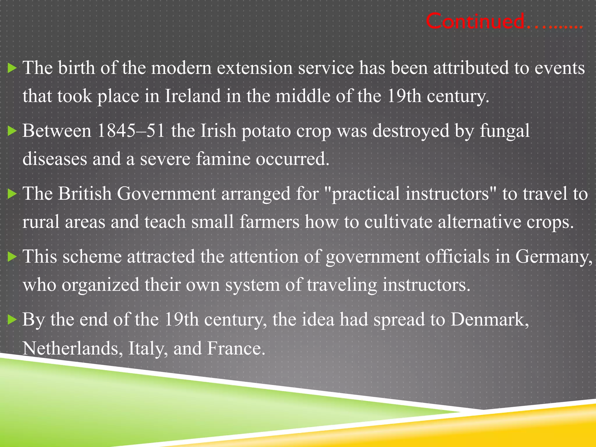 History of extension | PDF