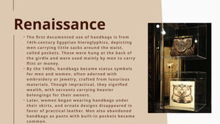 history of fashion accessories like bags and caps.pptx