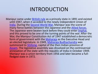 Costume of Manipur | PPTX