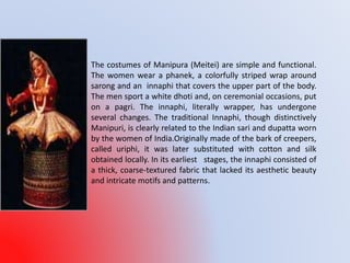 Costume of Manipur | PPTX