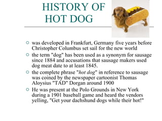 History of fast food in usa | PPT