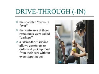 History of fast food in usa | PPT