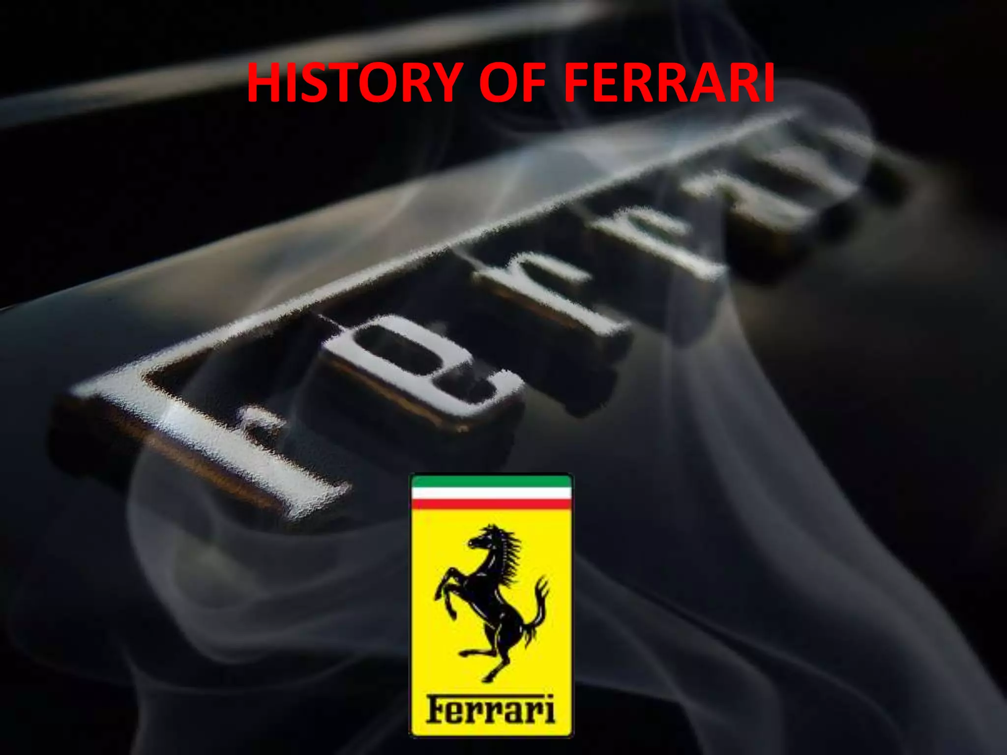 History of ferrari | PPTX