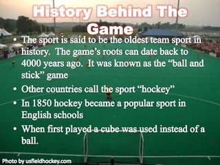 History of field hockey | PPTX
