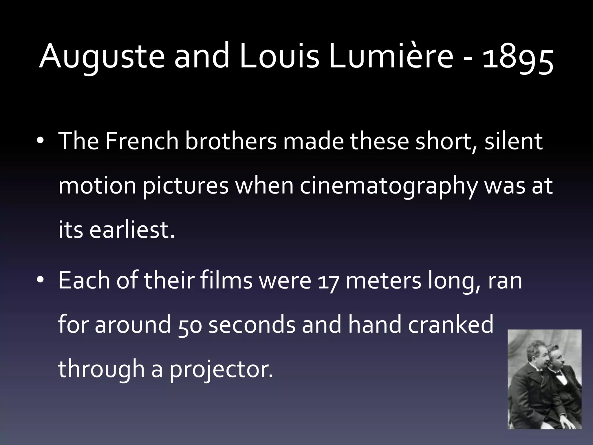 History of film | PPTX