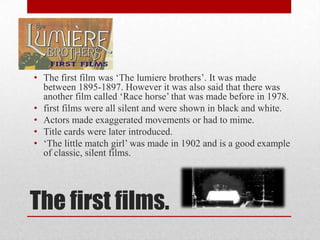 History of film- media timeline | PPT