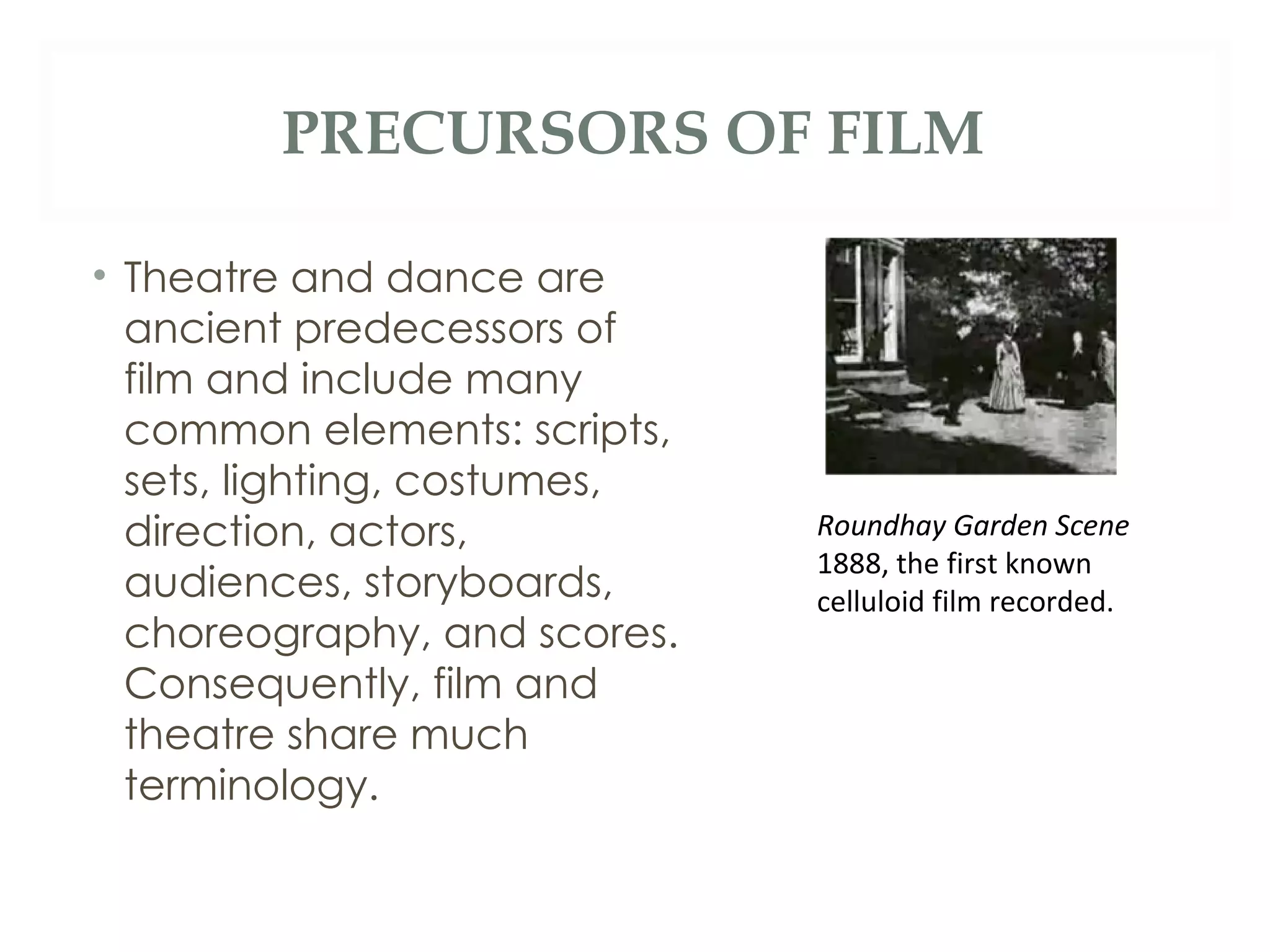 History Of Film | PPT | History | Genres