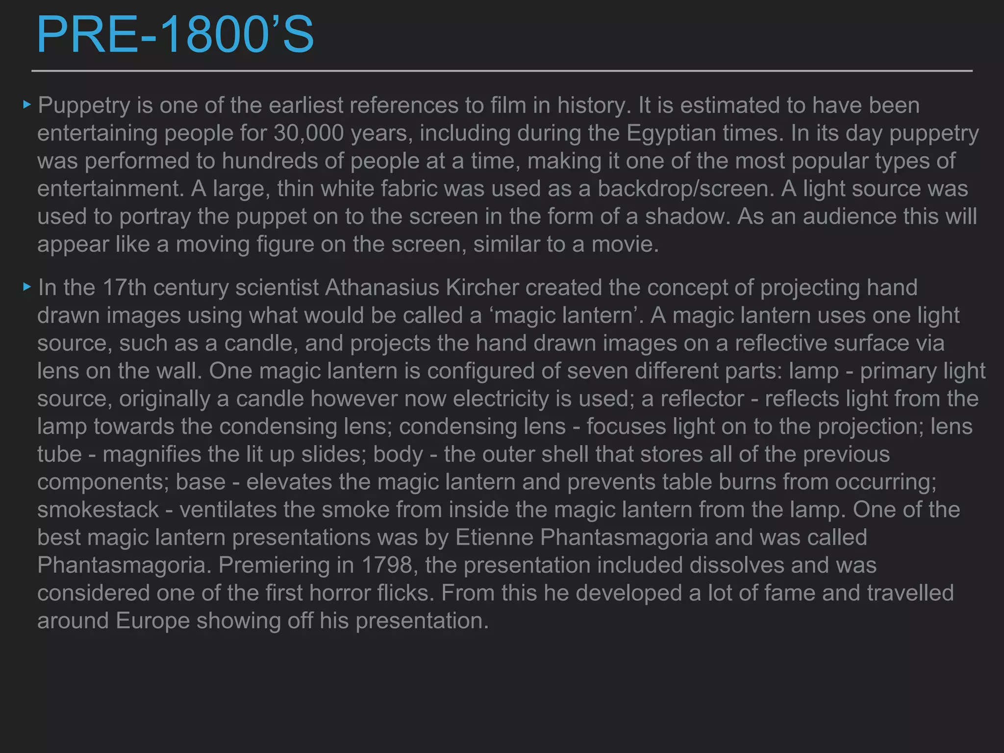 History of film | PPTX