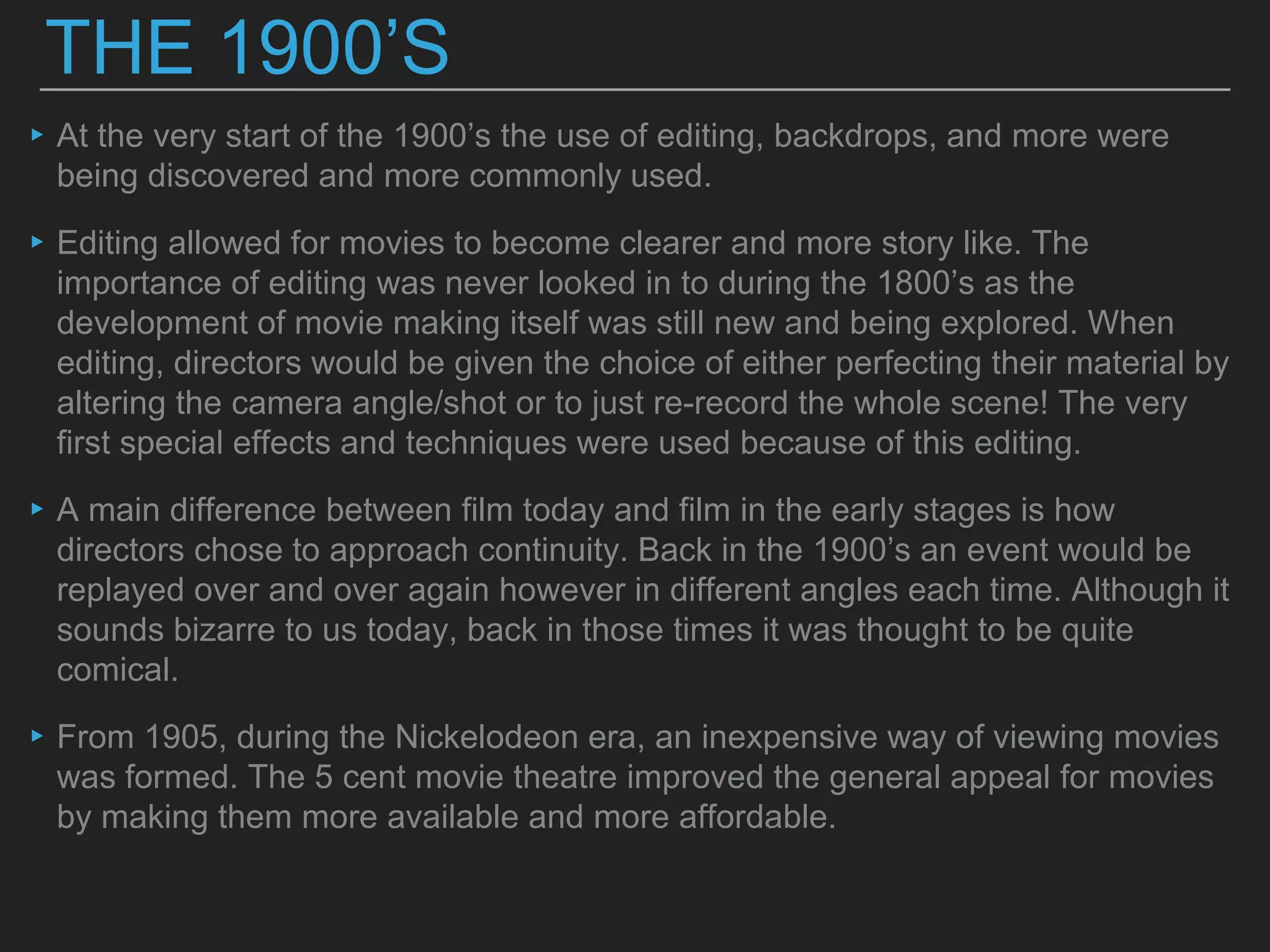 History of film | PPTX