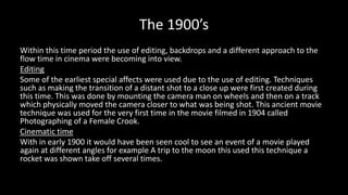 History of film | PPTX
