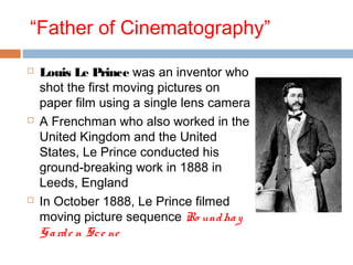 History of film the early days | PPT