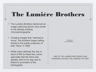 History of Motion Pictures | PPT