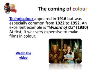 History of films | PPSX | Video Production | Content Production