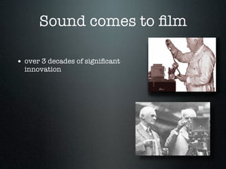 History Of Film Sound Excerpt Revised | KEY