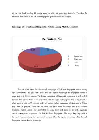 Basic Fingerprints Classification And Analysis | DOCX