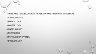 History of firearms | PPTX