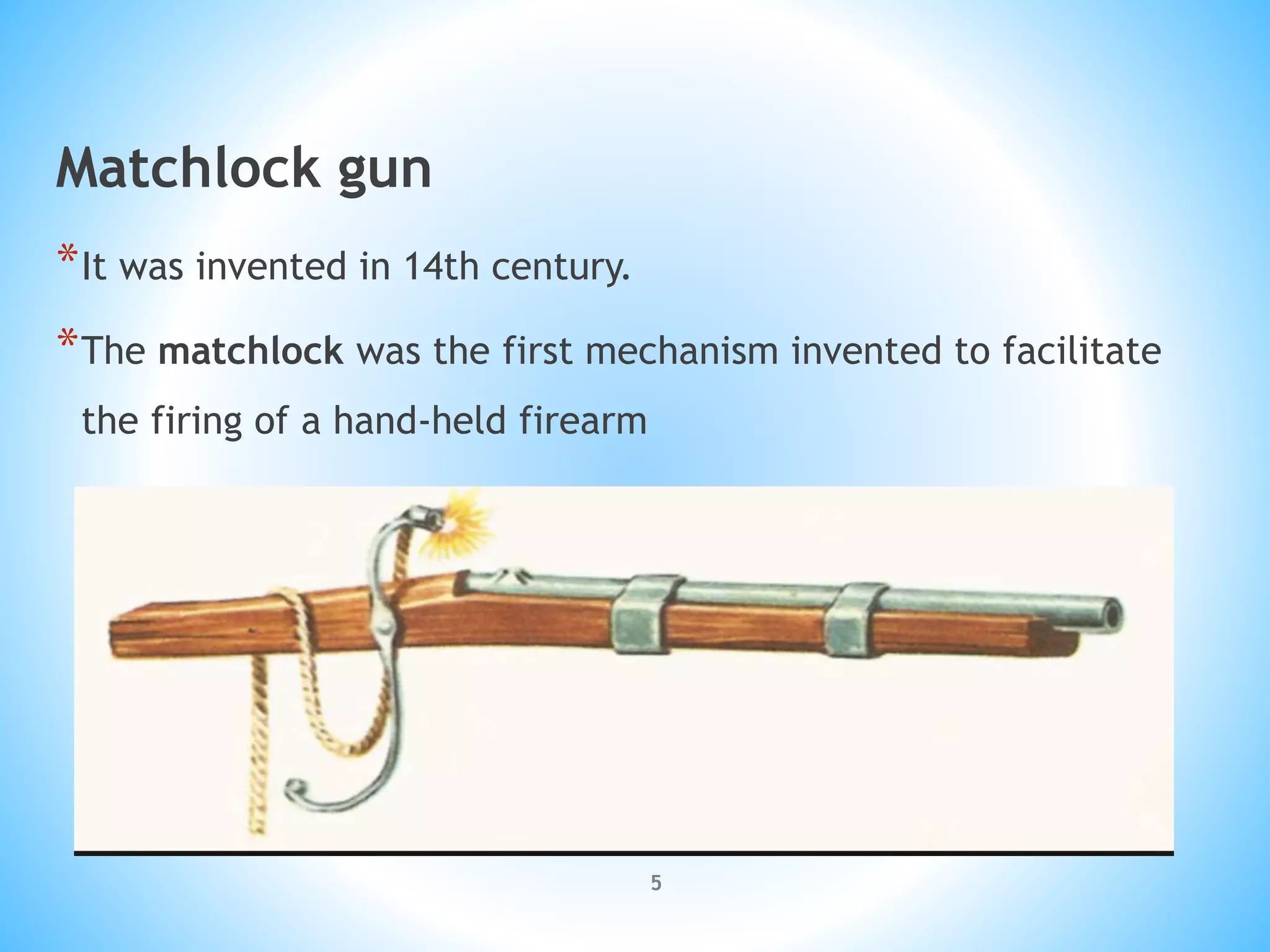 History of firearm and mechanism | PPTX