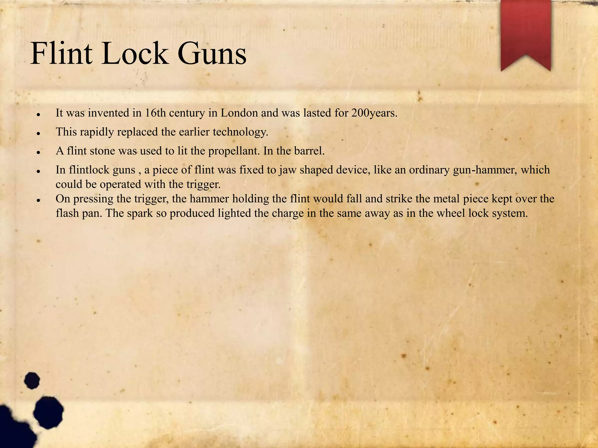 History of firearms | PPTX