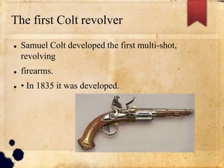 History of firearms | PPTX