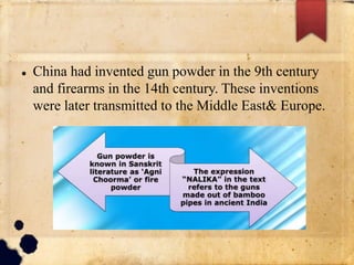 History of firearms | PPTX