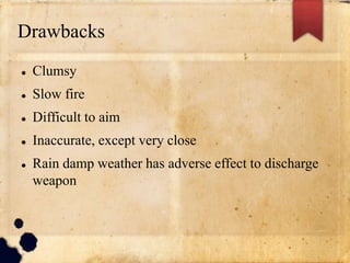 History of firearms | PPTX