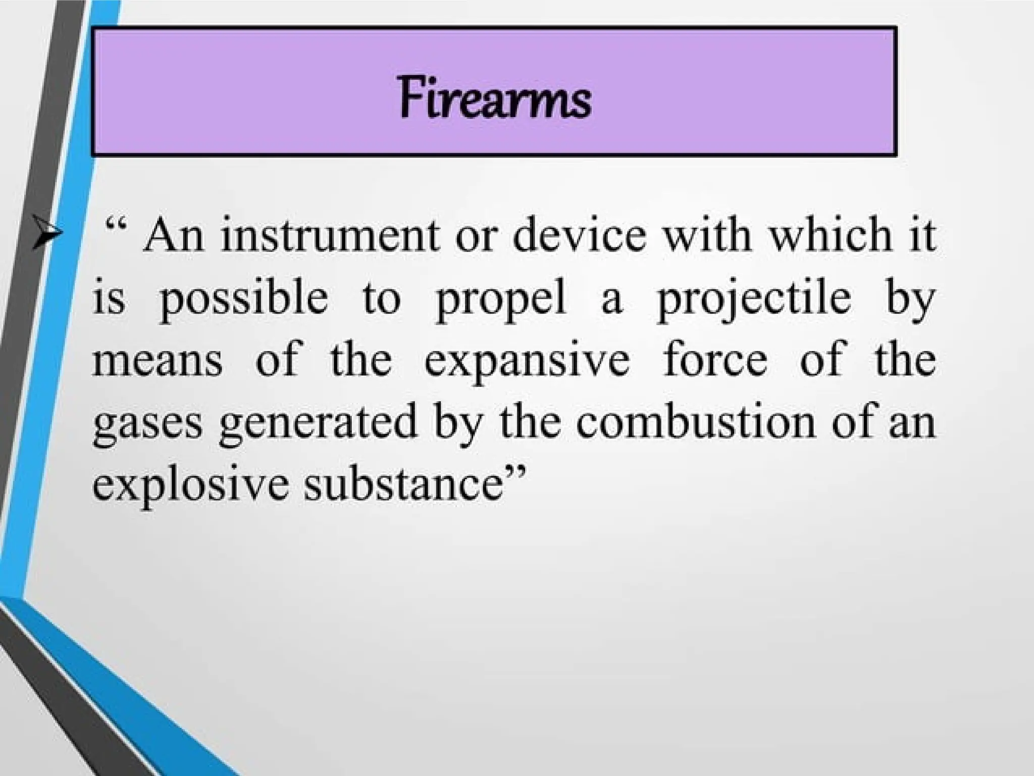 History of Firearms by national forensic science university | PPT