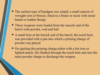 History of Firearms by national forensic science university | PPT