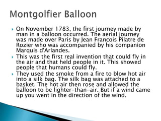History Of Flight | PPTX