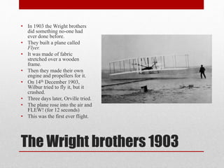 History of flight | PPTX