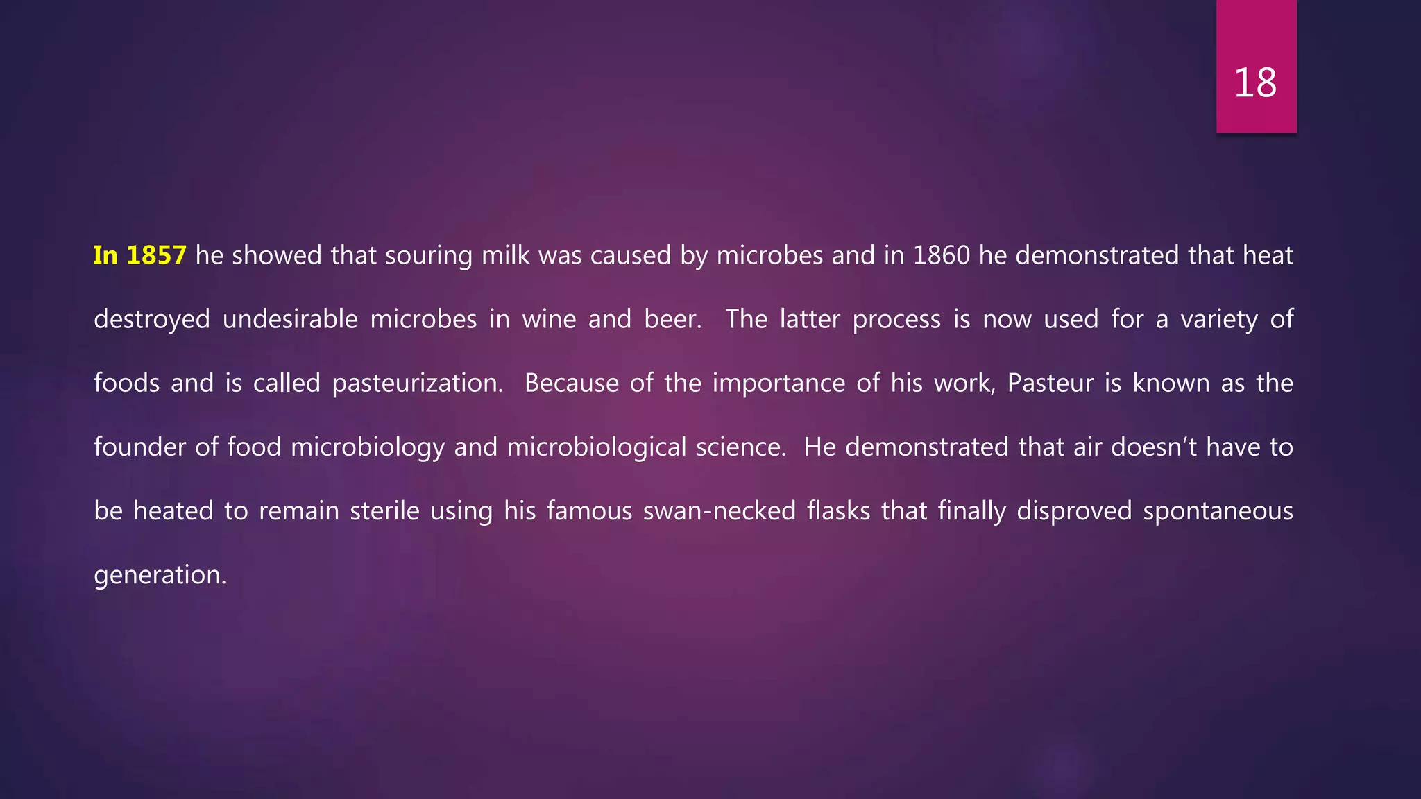 History of food microbiology | PPTX