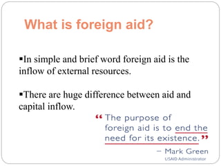 History of foreign aid | PPT
