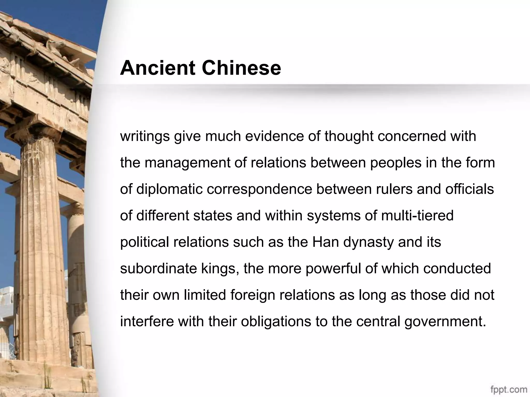 History of Foreign Policy in International Relations | PPT