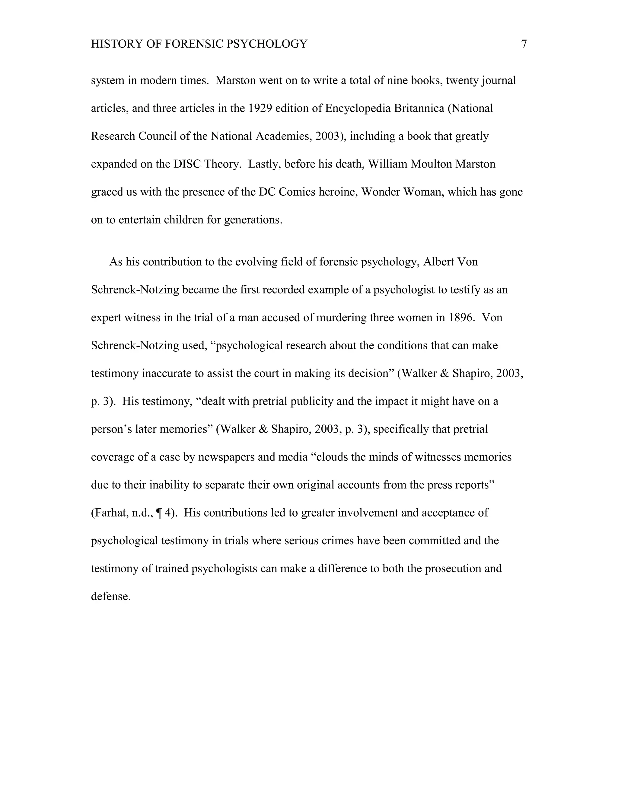 Historyof forensicpsychology | DOC