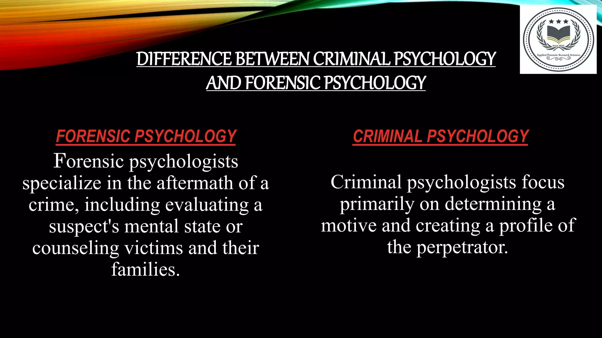 History Of Forensic Psychology | PPTX