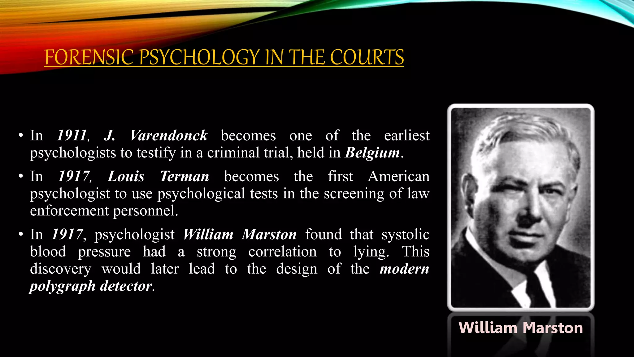 History Of Forensic Psychology | PPTX