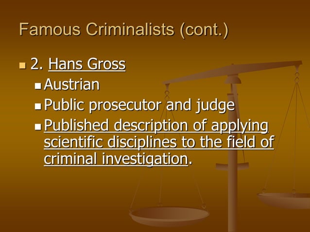 History of Forensic Science.ppt | Chemistry | Science