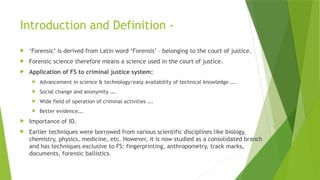 History of Forensic Science.pptx HEHHEHE | PPTX