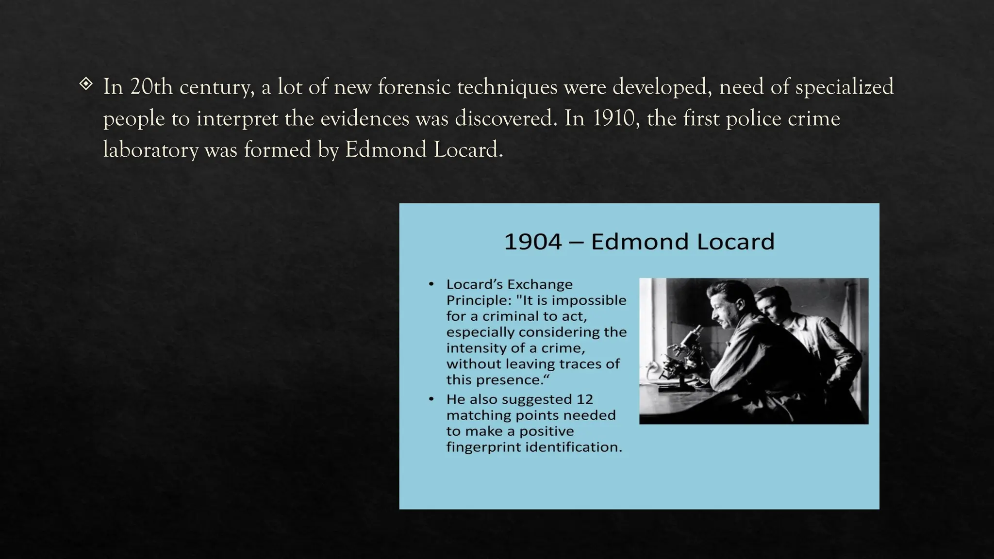 HISTORY OF FORENSIC SCIENCE in forensic nursing | PPTX