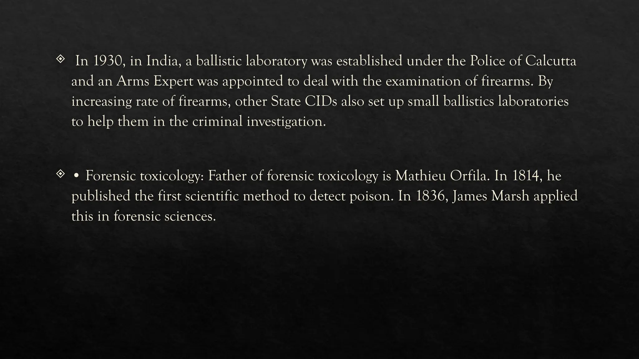 HISTORY OF FORENSIC SCIENCE in forensic nursing | PPTX