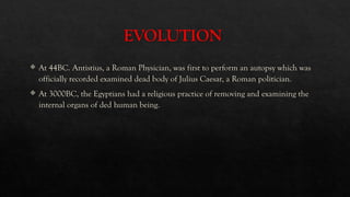 HISTORY OF FORENSIC SCIENCE in forensic nursing | PPTX