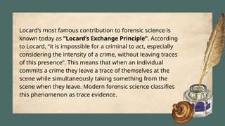 History of Forensic Science reference short notes .pptx