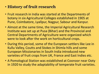 History of fruit breeding | PPTX