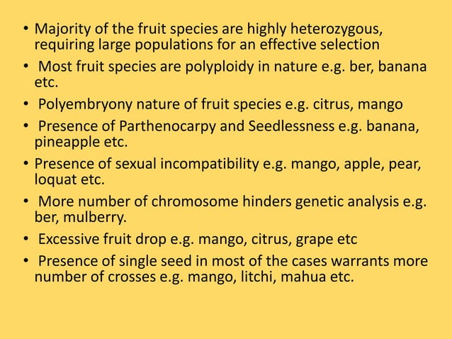 History of fruit breeding | PPTX