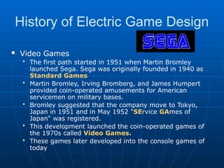Comprehensive History and Evolution of Electronic and Video Game Design ...