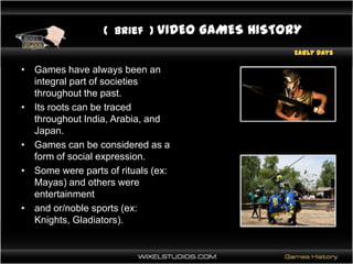 History of games | PPTX