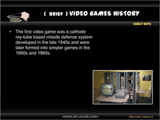 History of games | PPTX